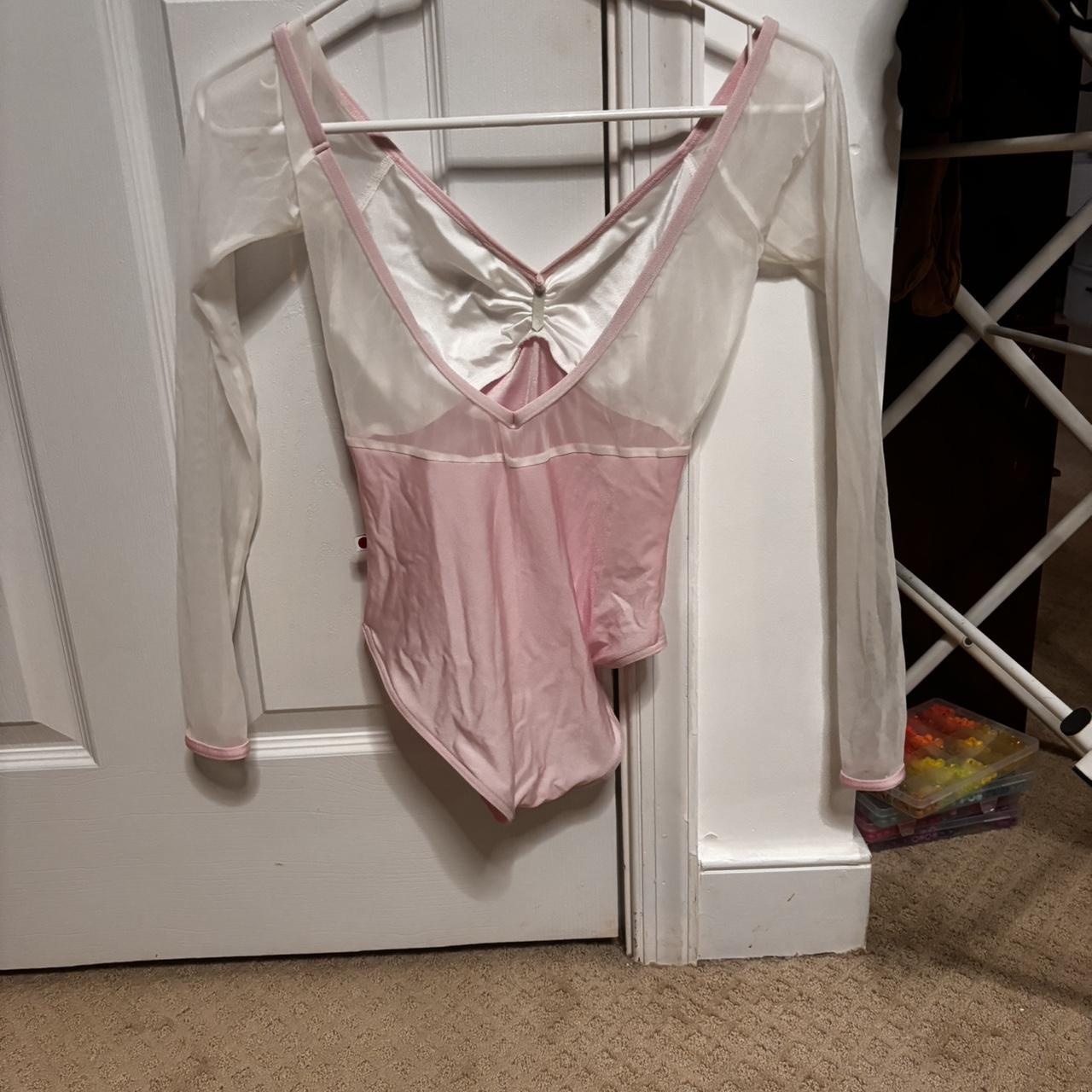 Pink and white Yumiko Elli - worn twice -... - Depop