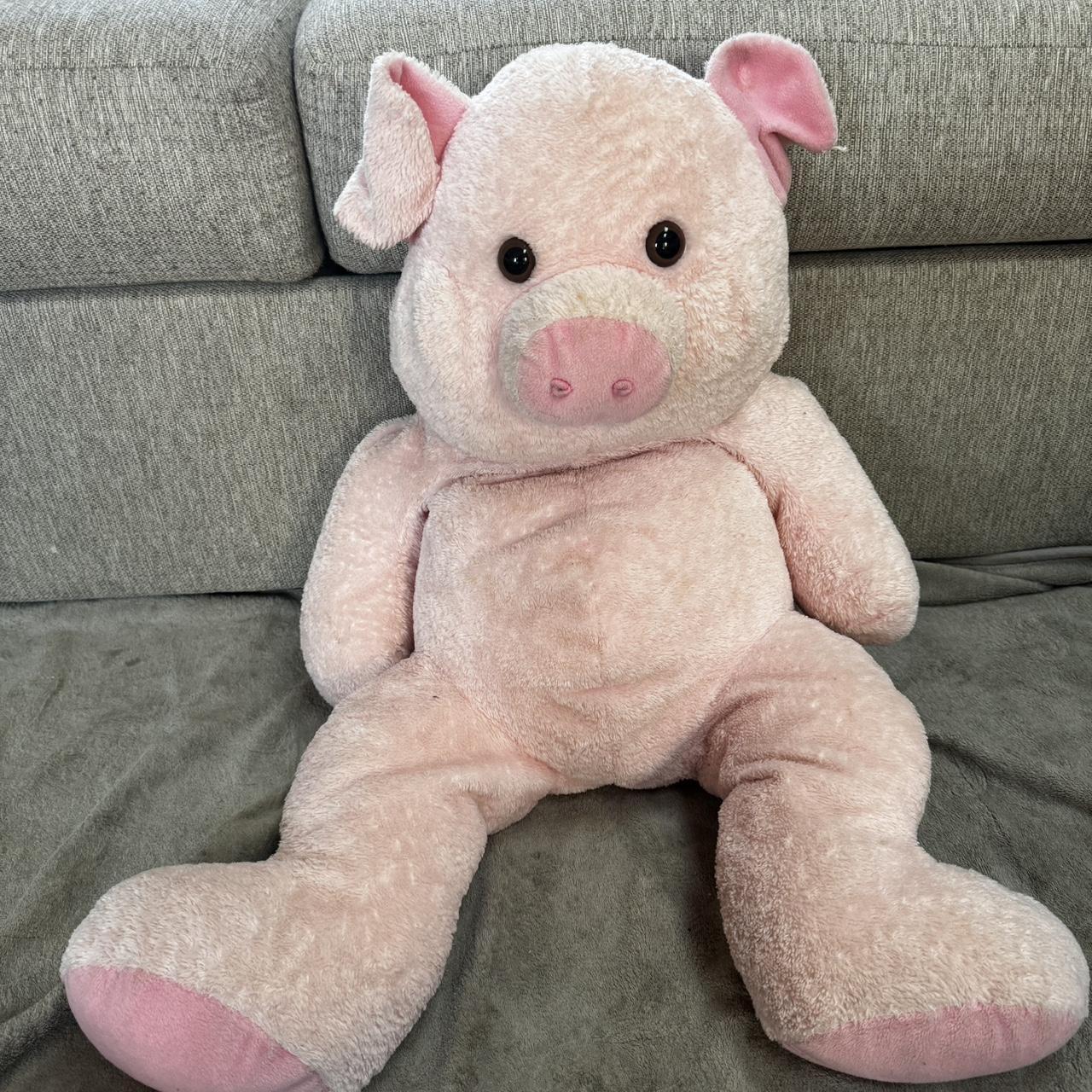 18" pink pig plush toy #stuffedanimals Pig 18-Inch... - Depop