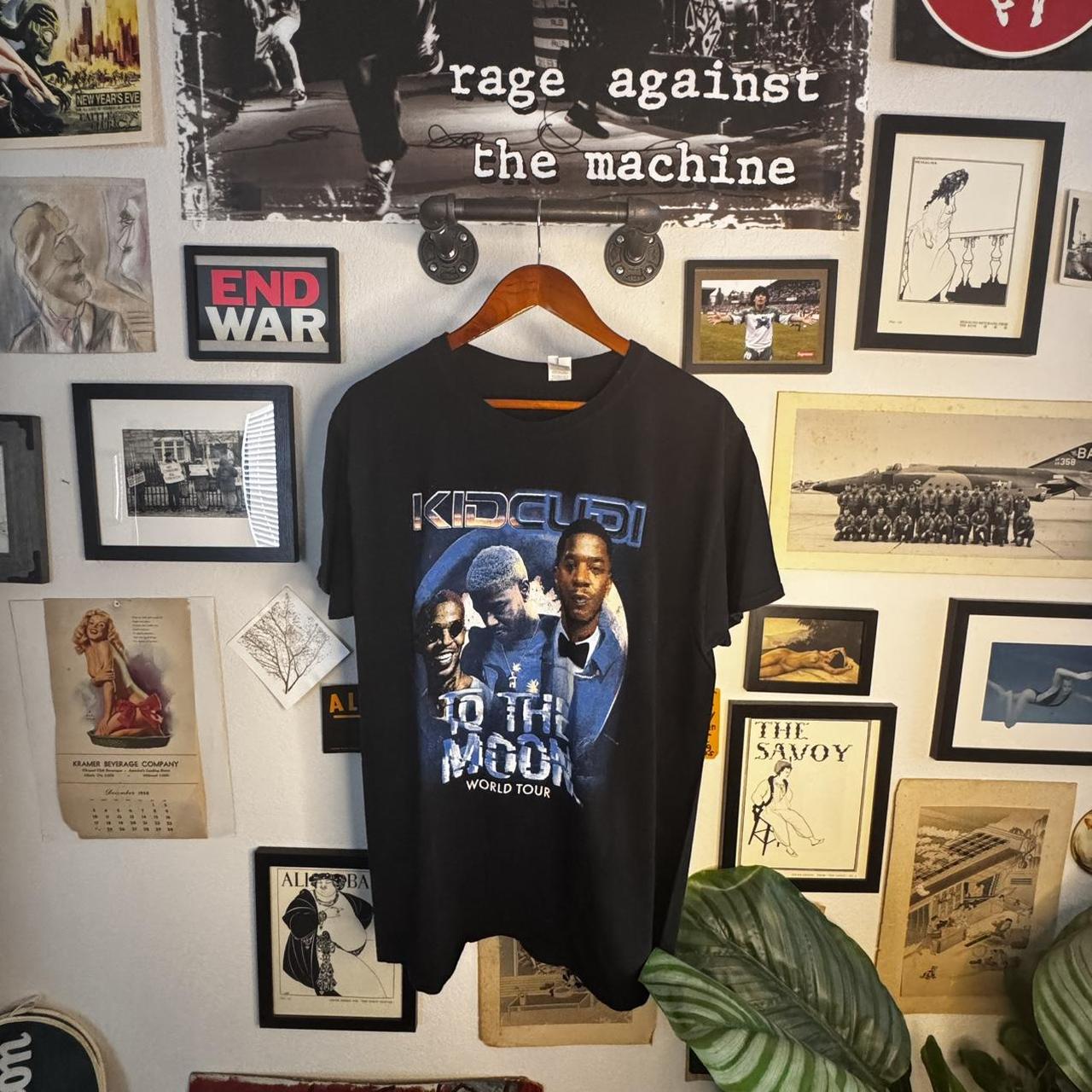 2022 Kid Kudi To the moon world tour tee Size L,... | Depop