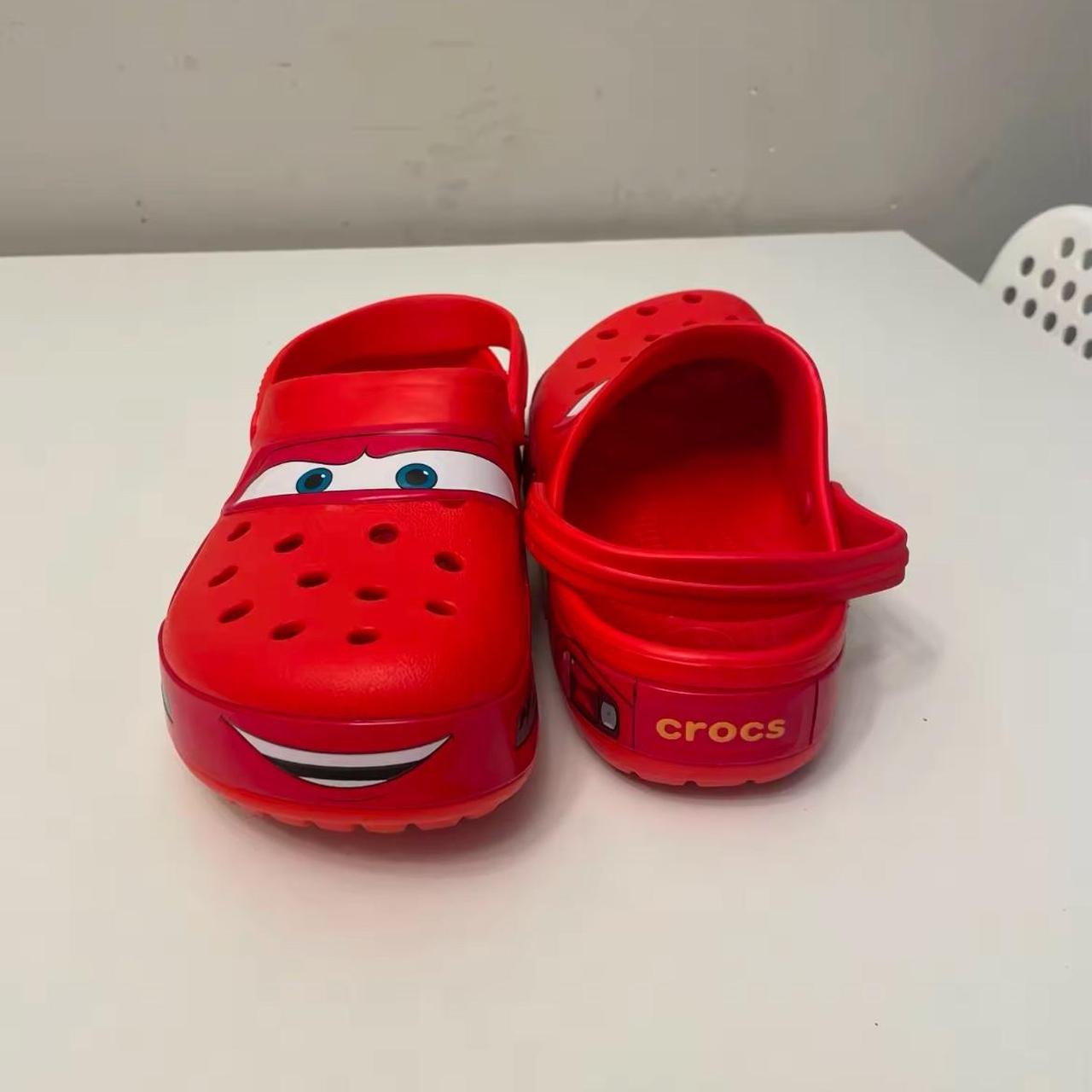 Lightning McQueen Crocs #cars #crocs - Depop