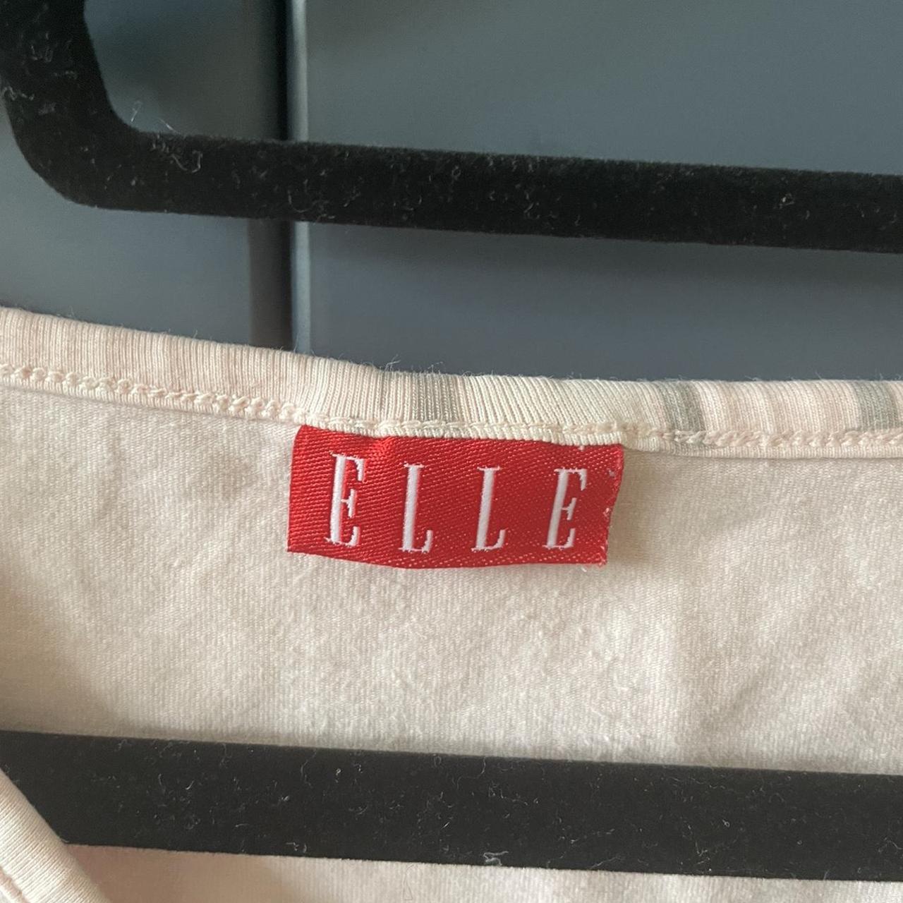 Pink Elle basic y2k vintage sports top. Says xl but... - Depop