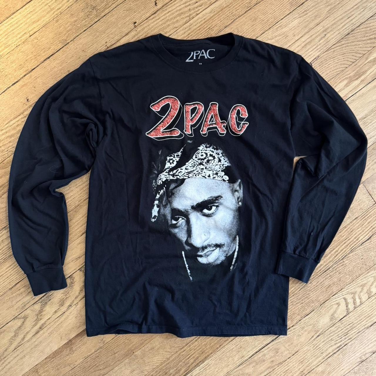 Tupac Shakur 2PAC Graphic Long Sleeve... | Depop