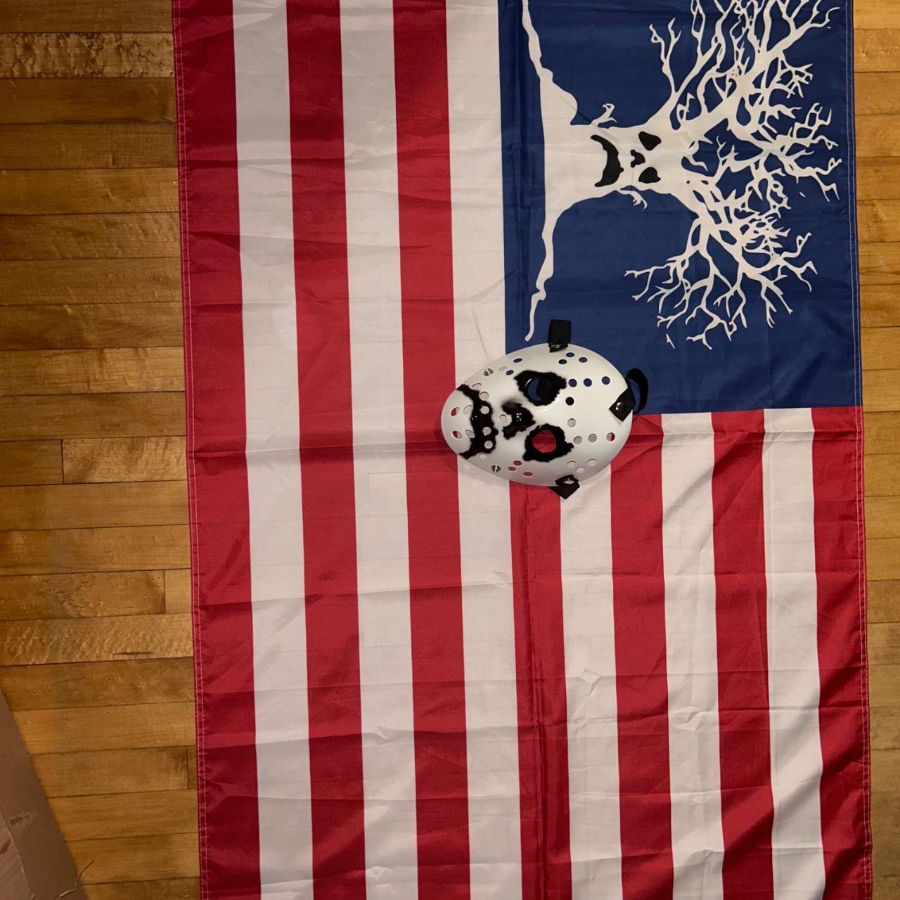 Haunted Mound Flag + Harold Mask... | Depop