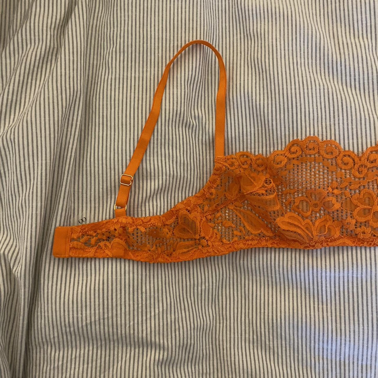 Fruity booty tangerine bra Barely worn, just not my... - Depop