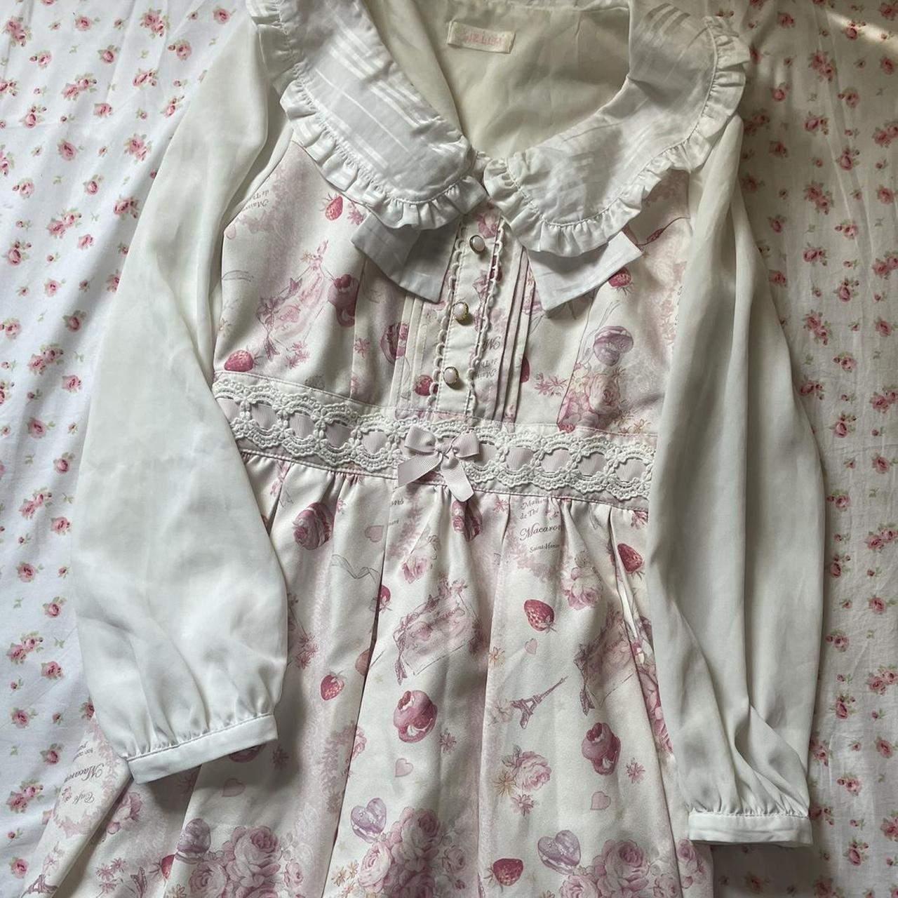 liz lisa parisian rose macaron op liz lisa op with... - Depop