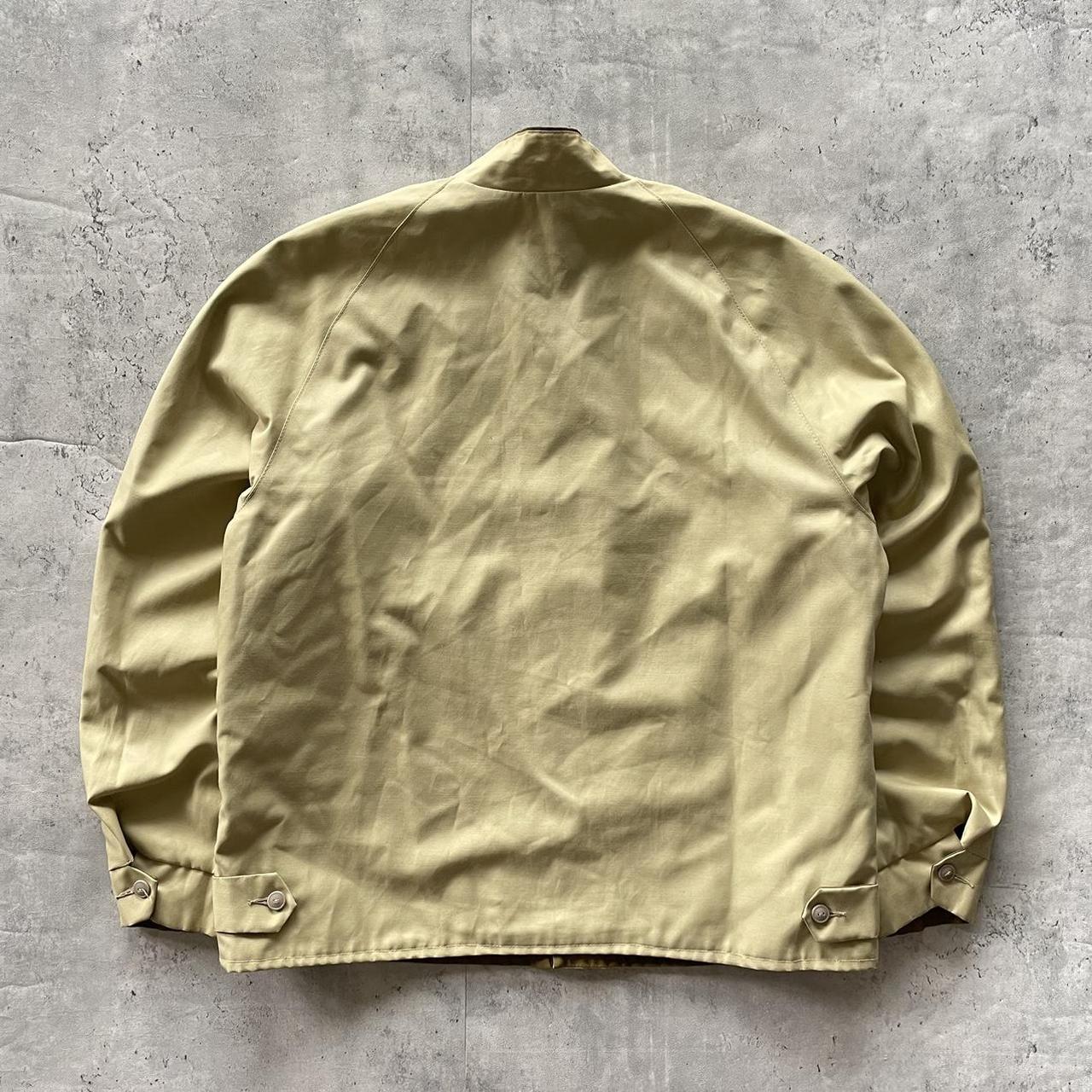 Vintage tan work jacket 80s reversible zip up... - Depop