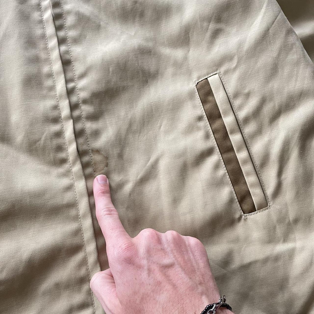 Vintage tan work jacket 80s reversible zip up... - Depop
