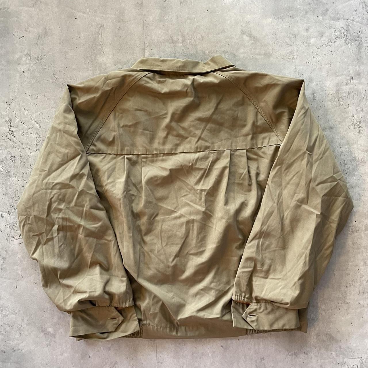 Vintage harrington coach jacket 70s tan removable... - Depop