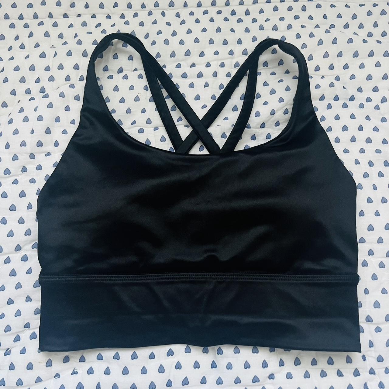 lululemon energy longline sports bra size 2 color:... - Depop