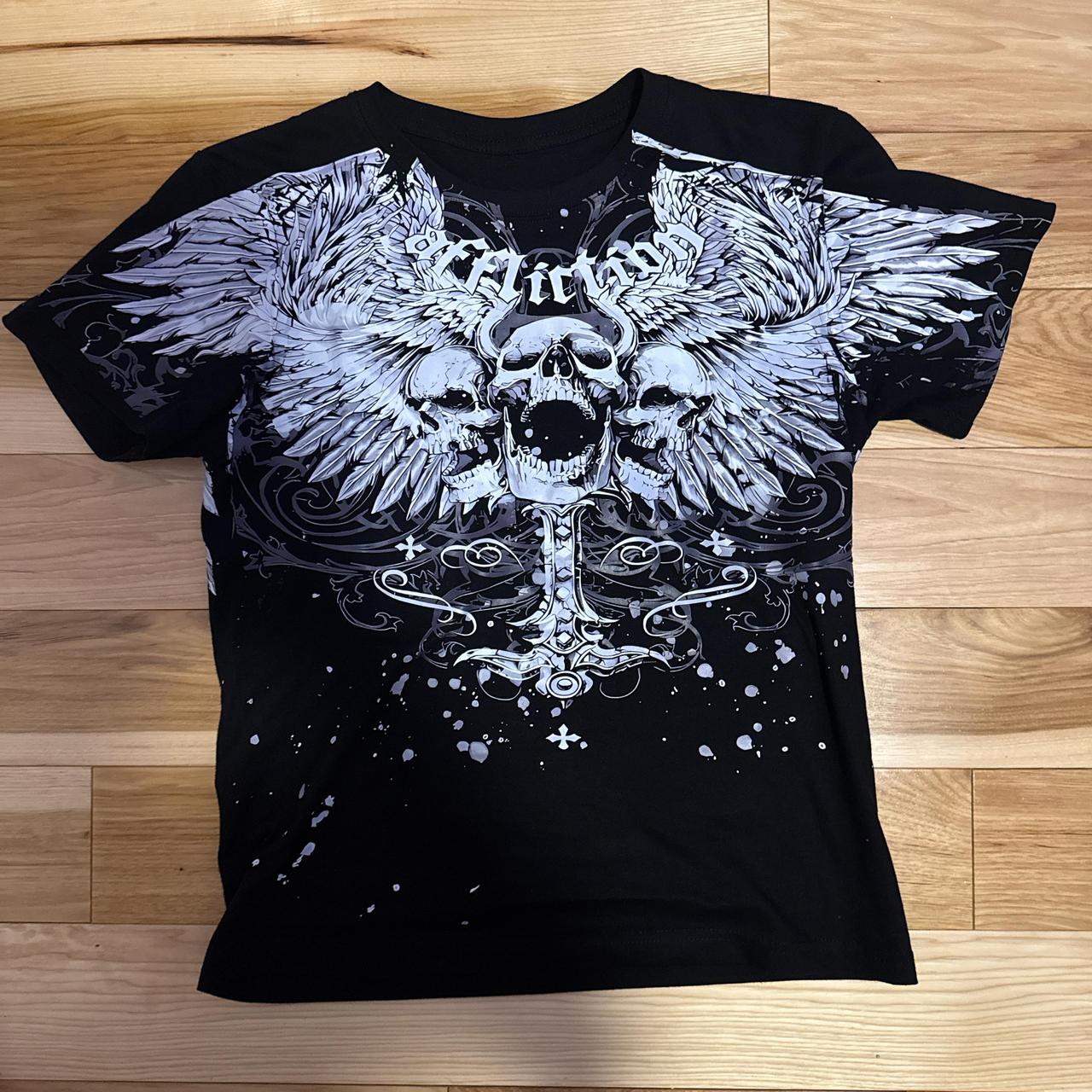 Affliction rare shirt size S - Depop