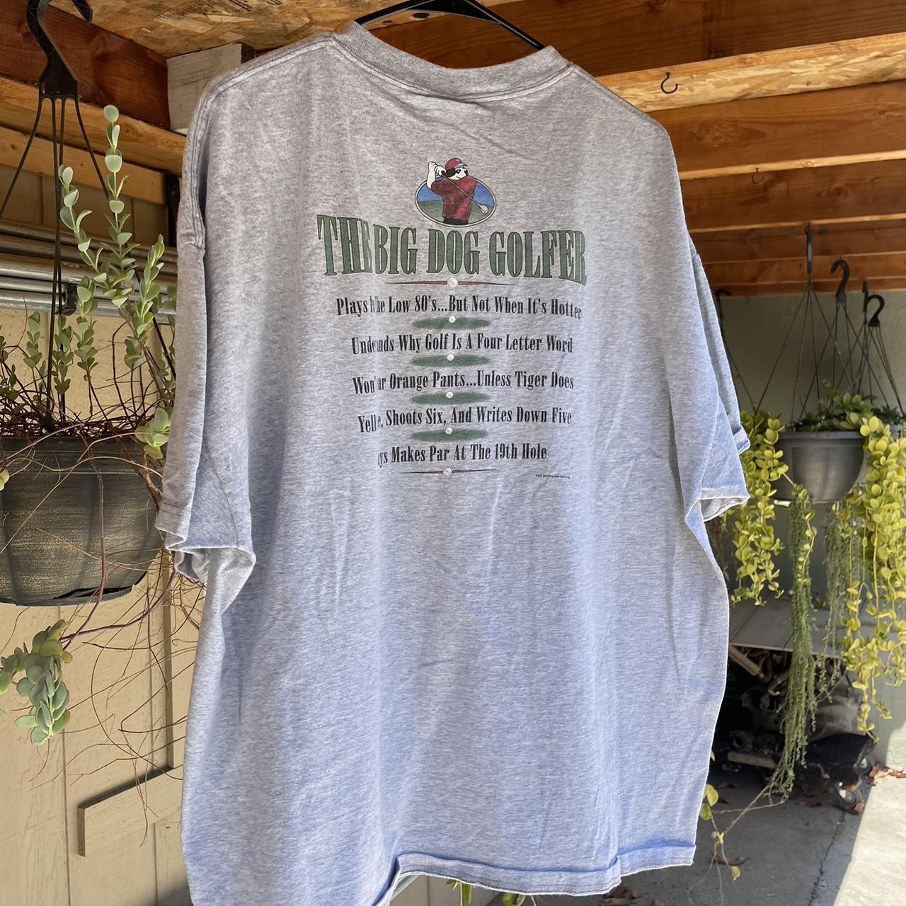 Vintage 2000s Big Dogs Golf Tee Size XXL Super good... - Depop