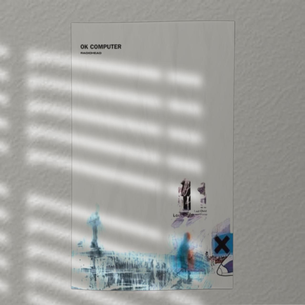 Radiohead 'OK Computer' Poster 8.5x14 inches... - Depop