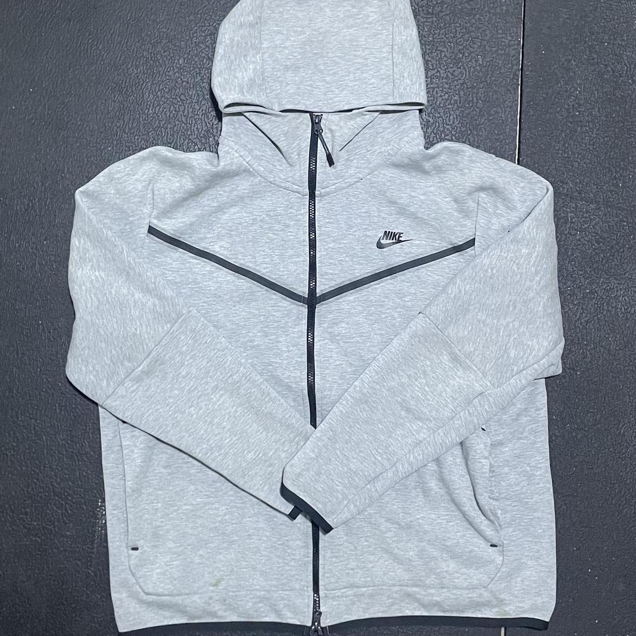Grey Nike tech fleece hoodie #nike #hoodie #y2k - Depop