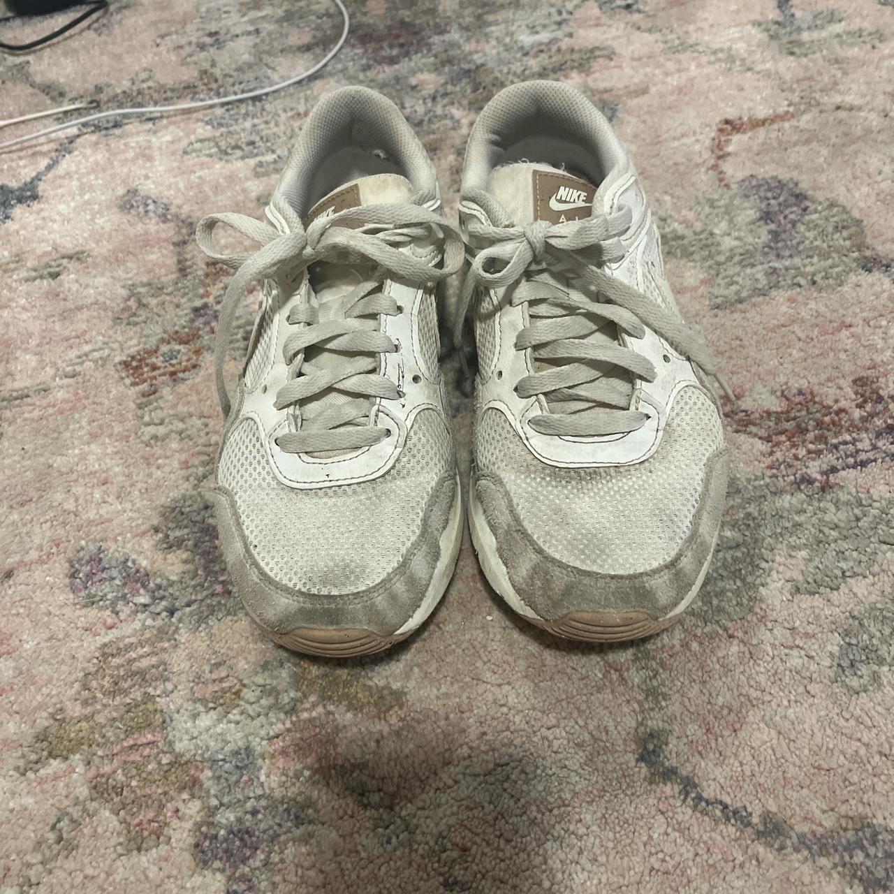 Cream colored Nikes - Depop