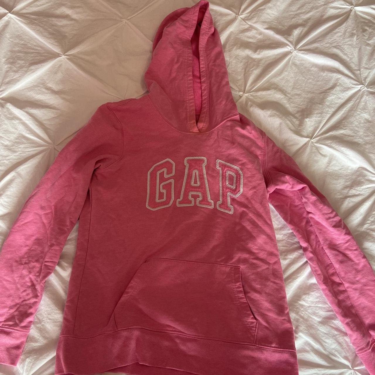 Pink gap hoodie - Depop