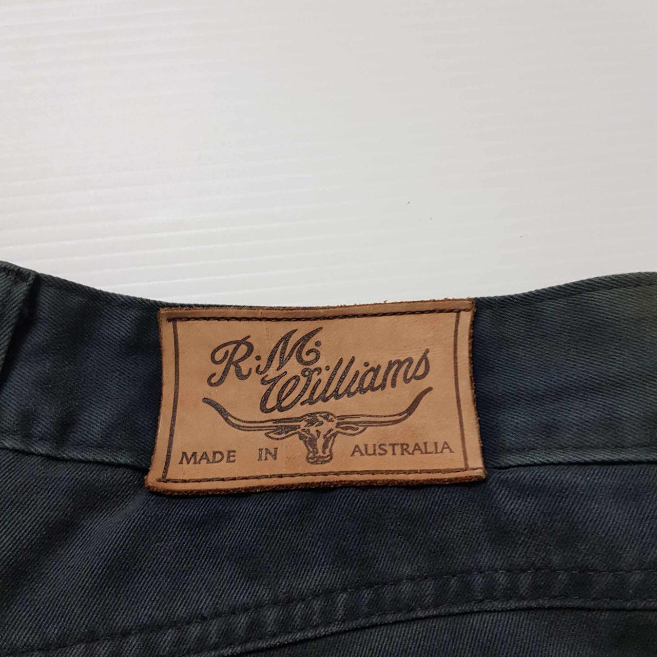 RM Williams Work Pants Mens Size 34 Grey Regular... - Depop