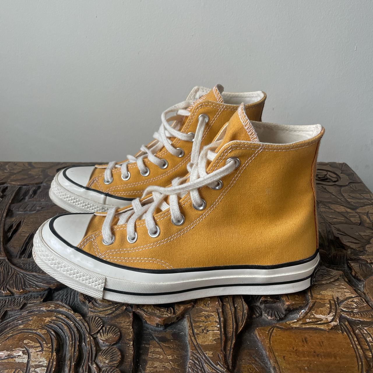Yellow/mustard chuck taylor 70s Great condition... - Depop