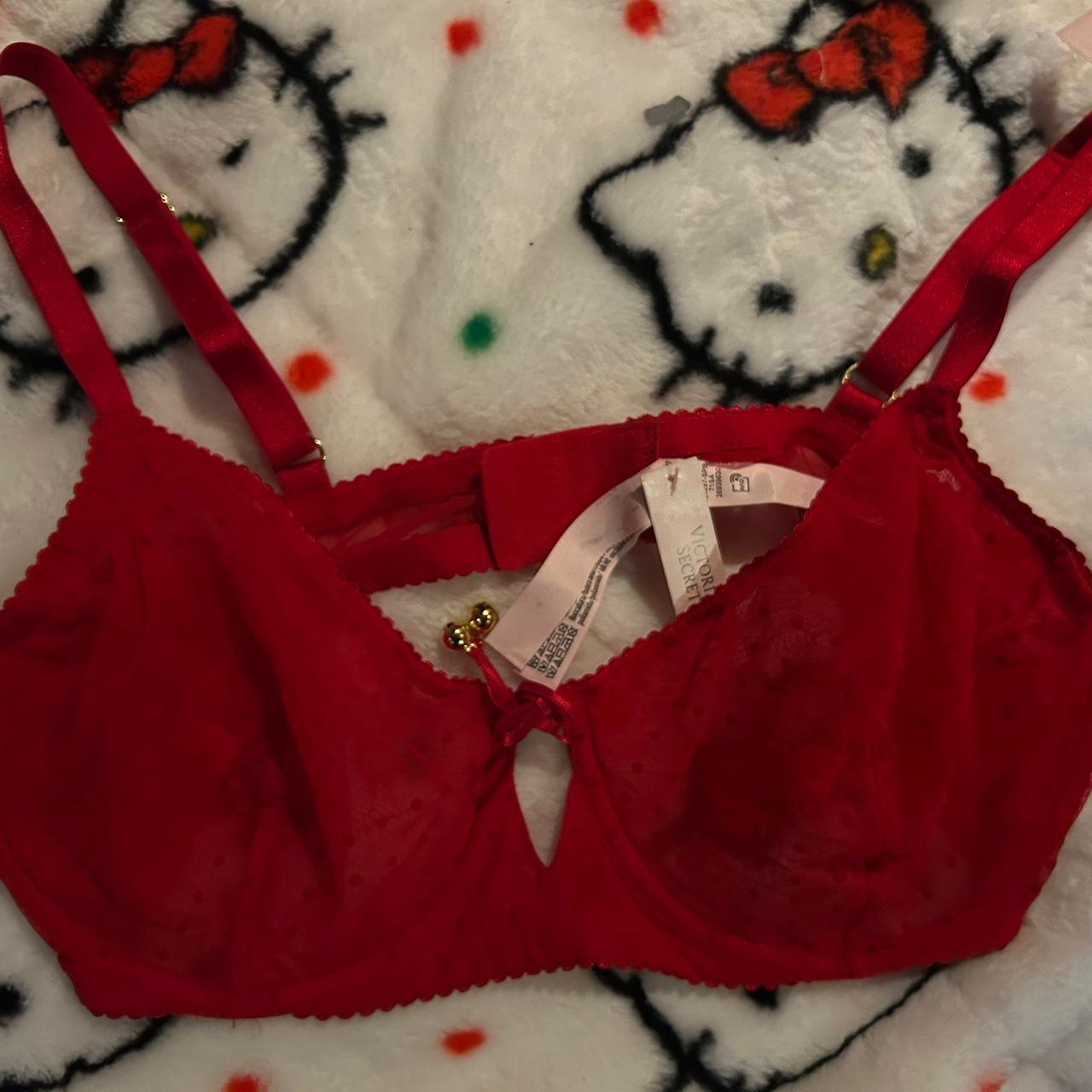 Jingle bell mesh bra #lingirie | Depop