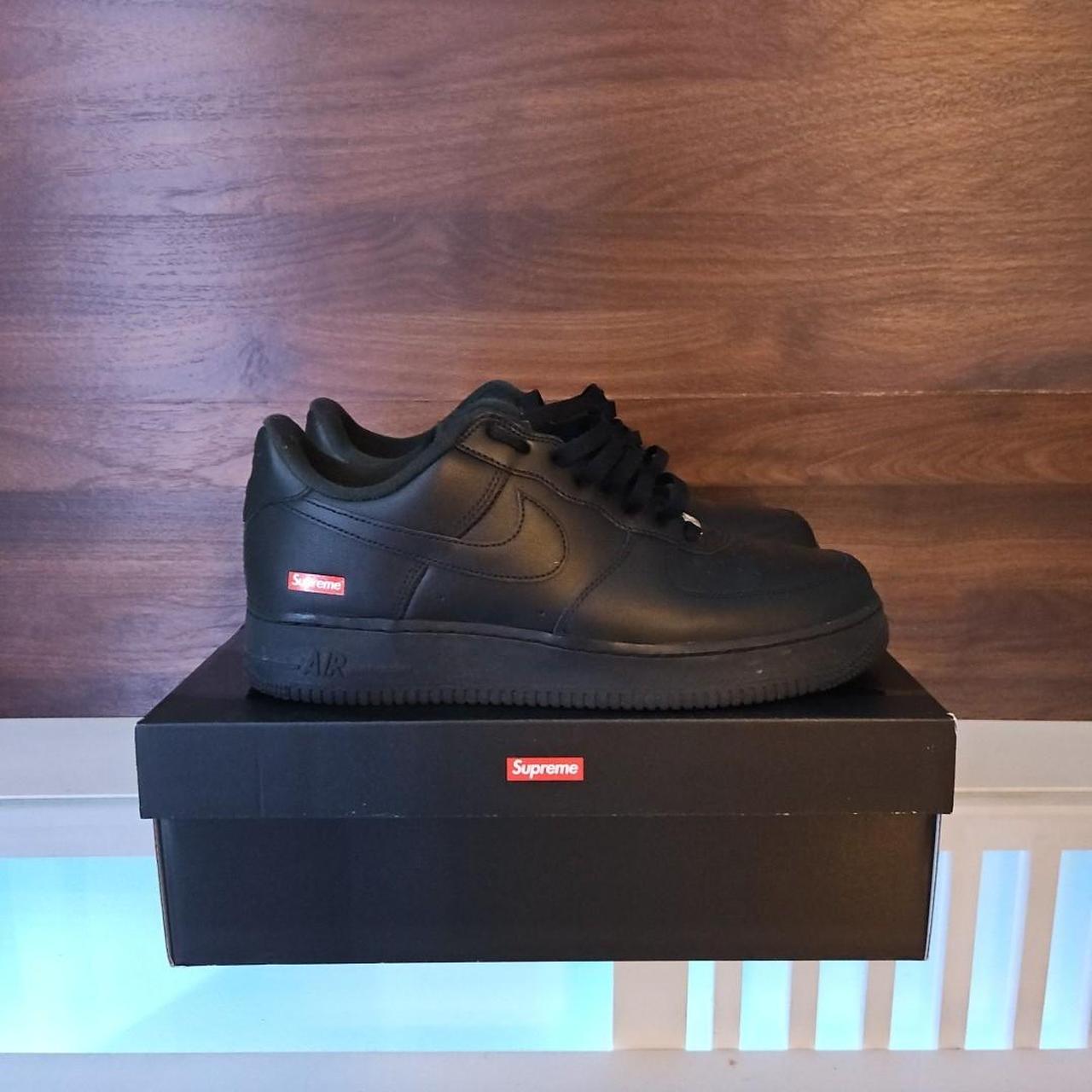 ⬛️Black Supreme AF1⬛️ ️Barely worn Box & Paper - Depop
