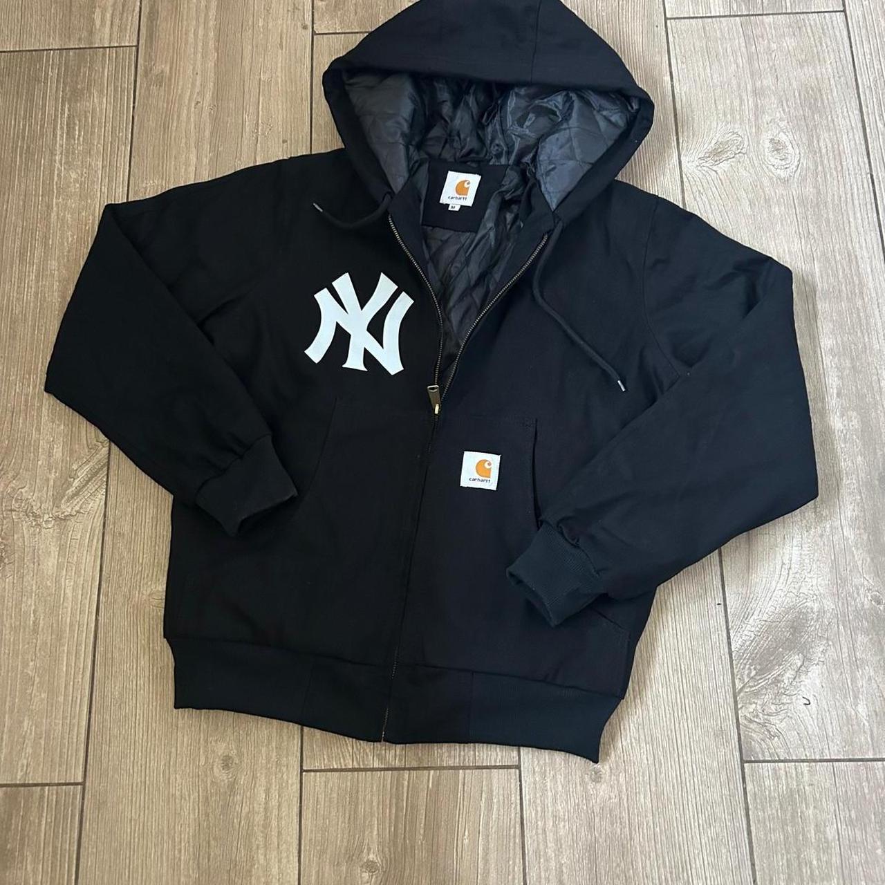 Carhartt Reworked Yankee Jacket Black Size Medium... | Depop