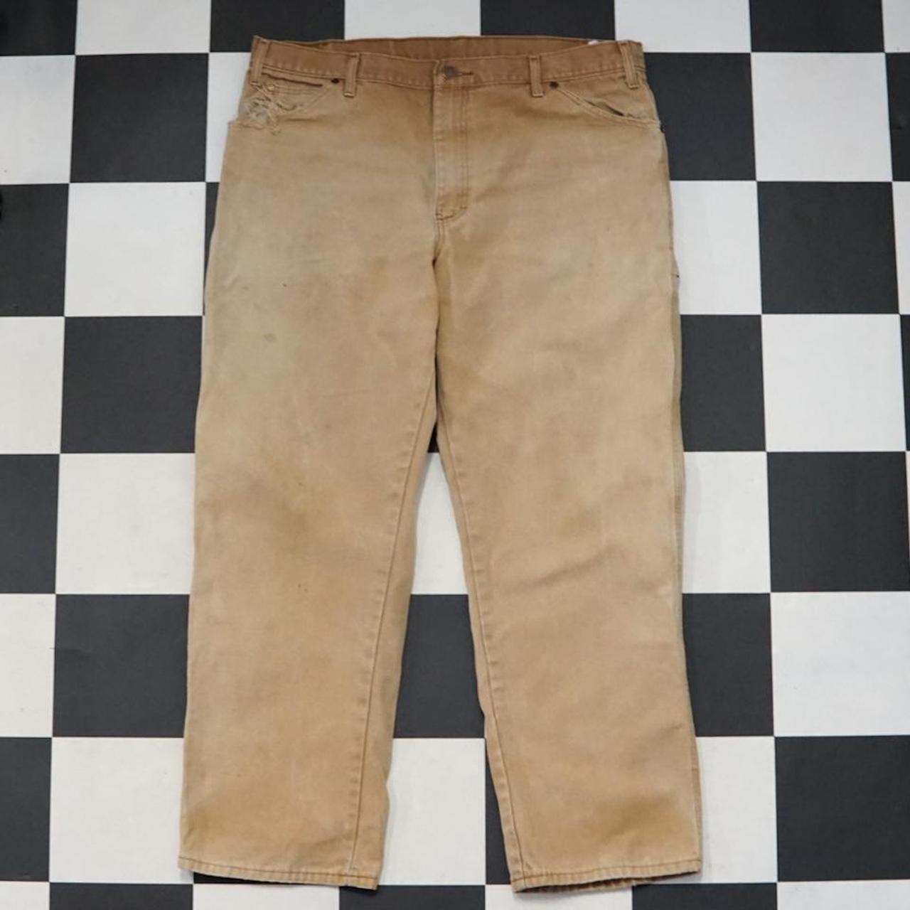 Dickies Red Label Carpenter Jeans Tan Waist 38... - Depop