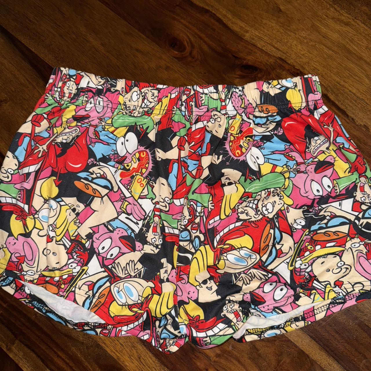 Cartoon Network print pajama shorts | Depop