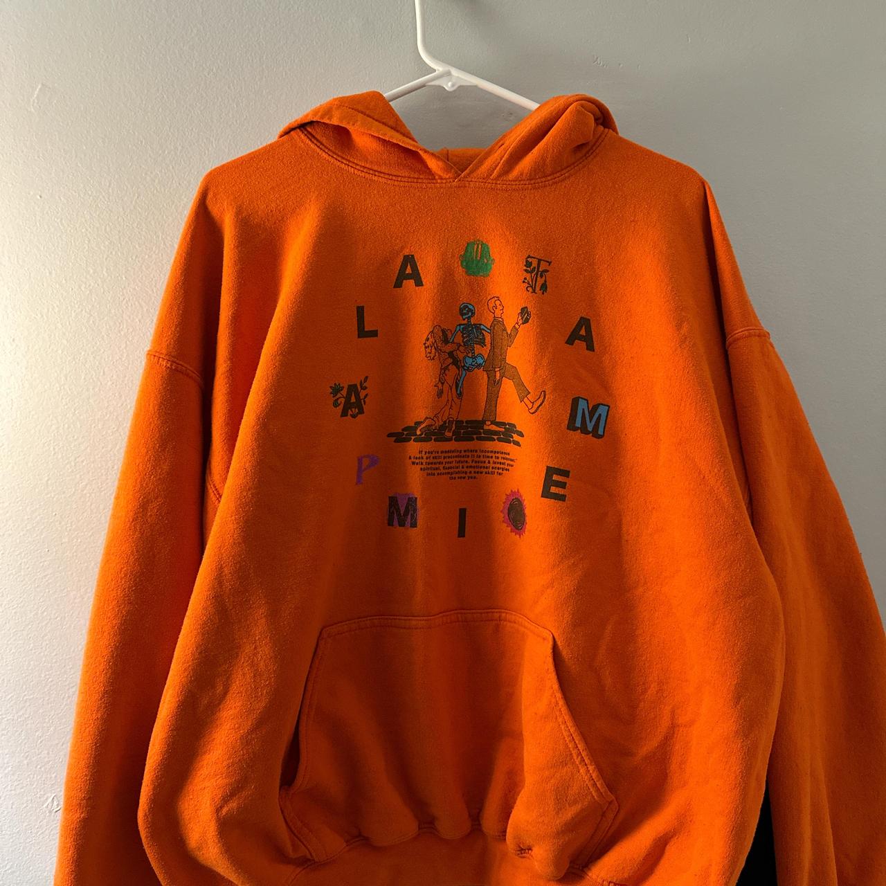 Tame Impala Orange hoodie #streetwear - Depop