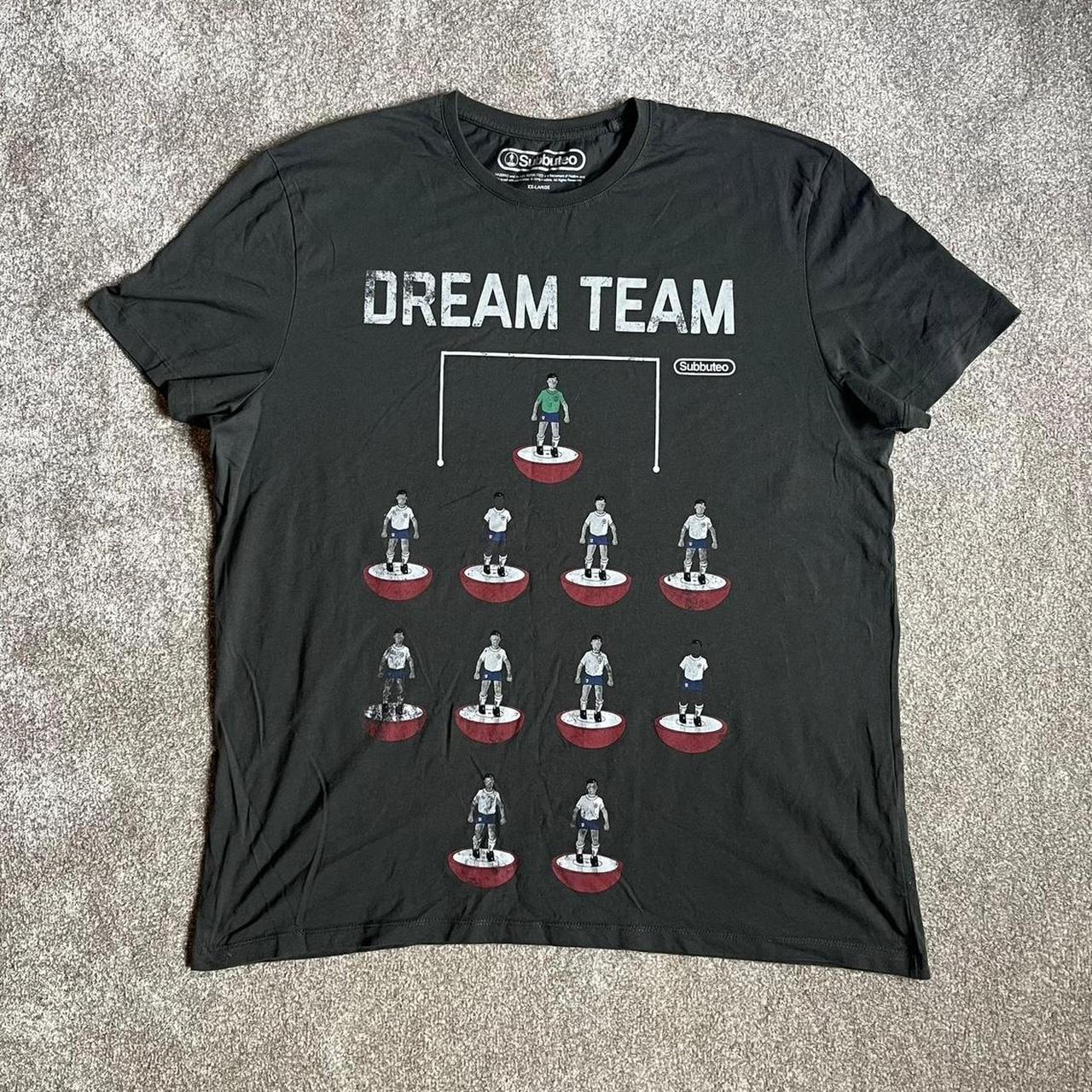 MENS SUBBUTEO DREAM TEAM ENGLAND T SHIRT / SIZE XXL... - Depop