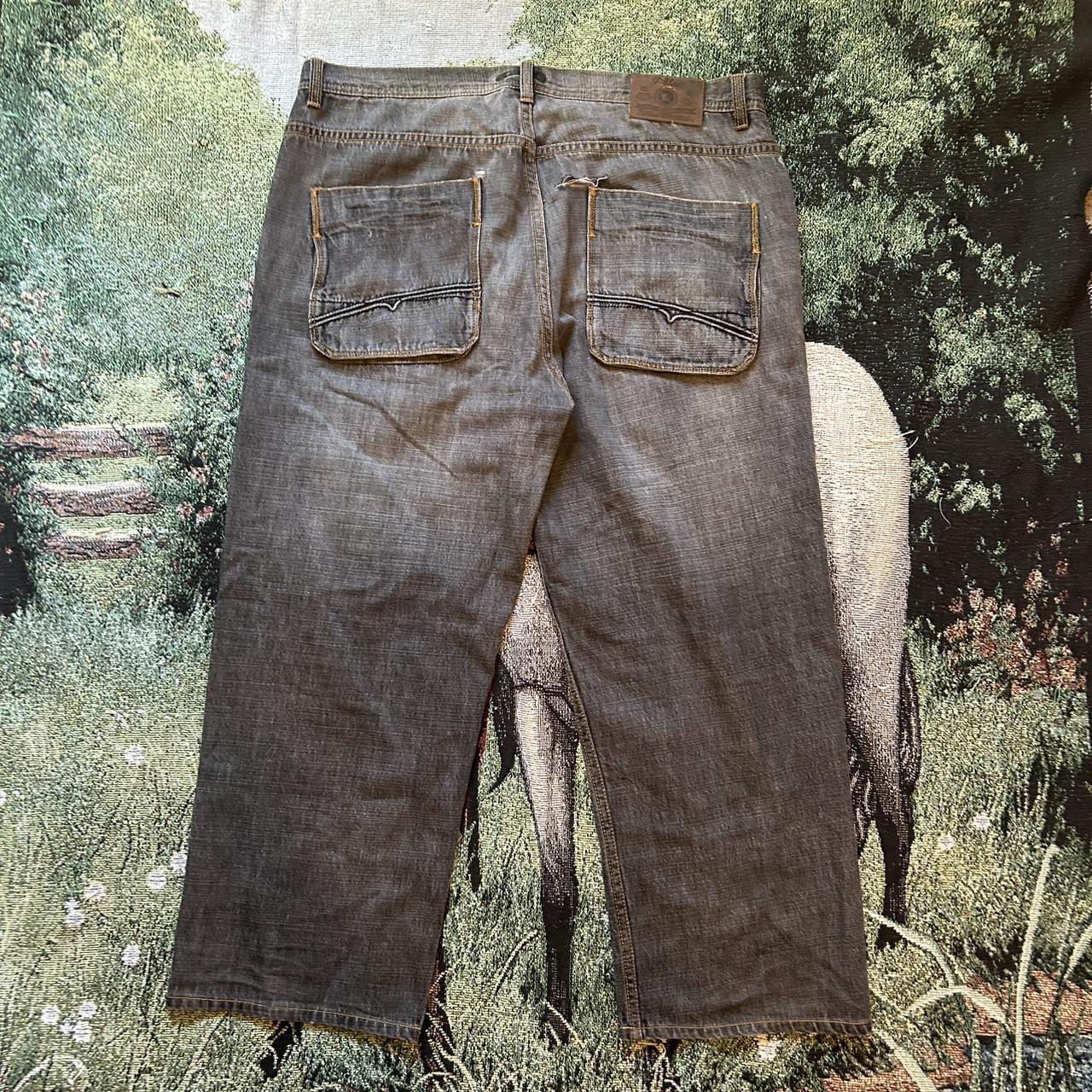 Vintage G unit 50 cent grey baggy wide leg jeans... - Depop