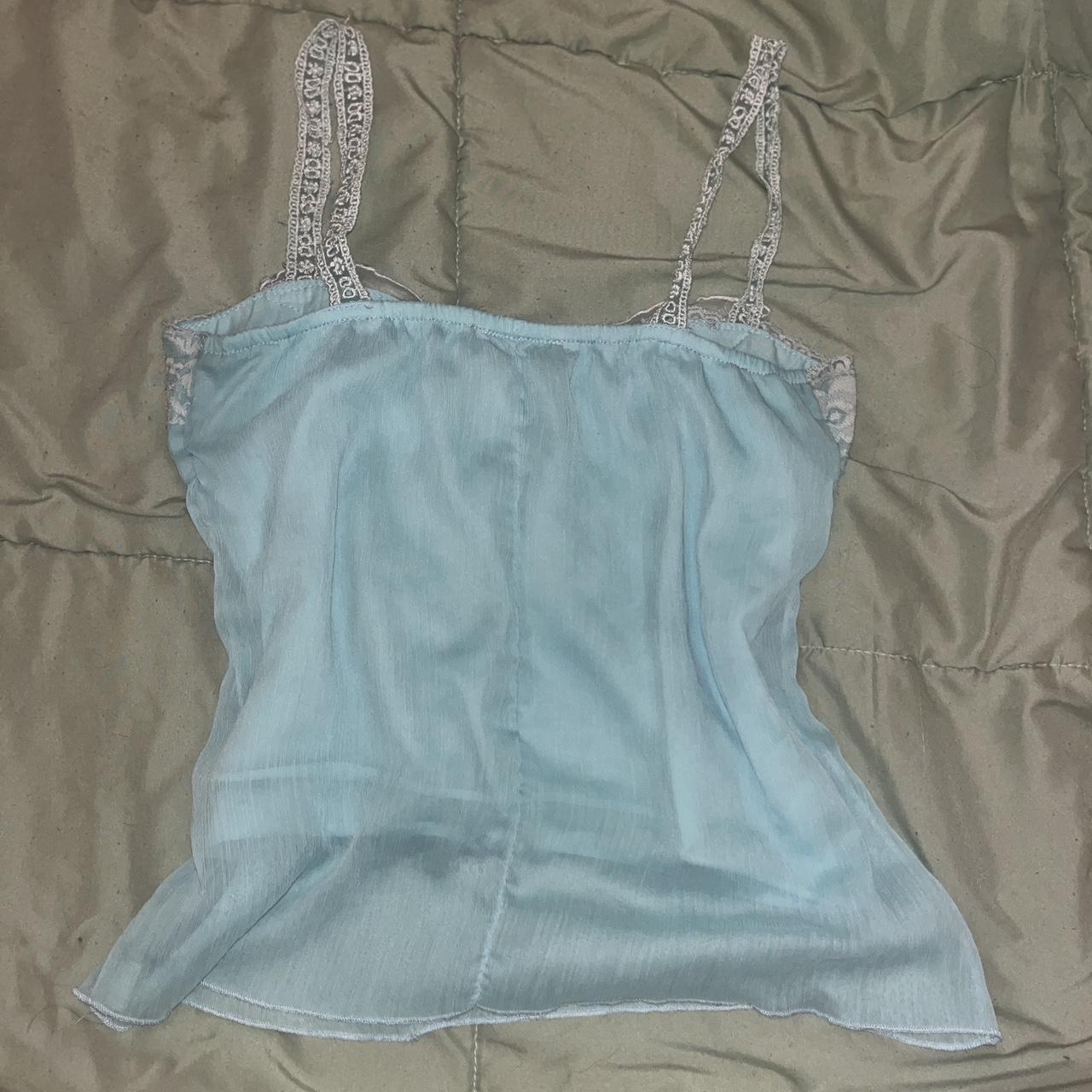ADORABLE baby blue butterfly top!! So cute with... - Depop