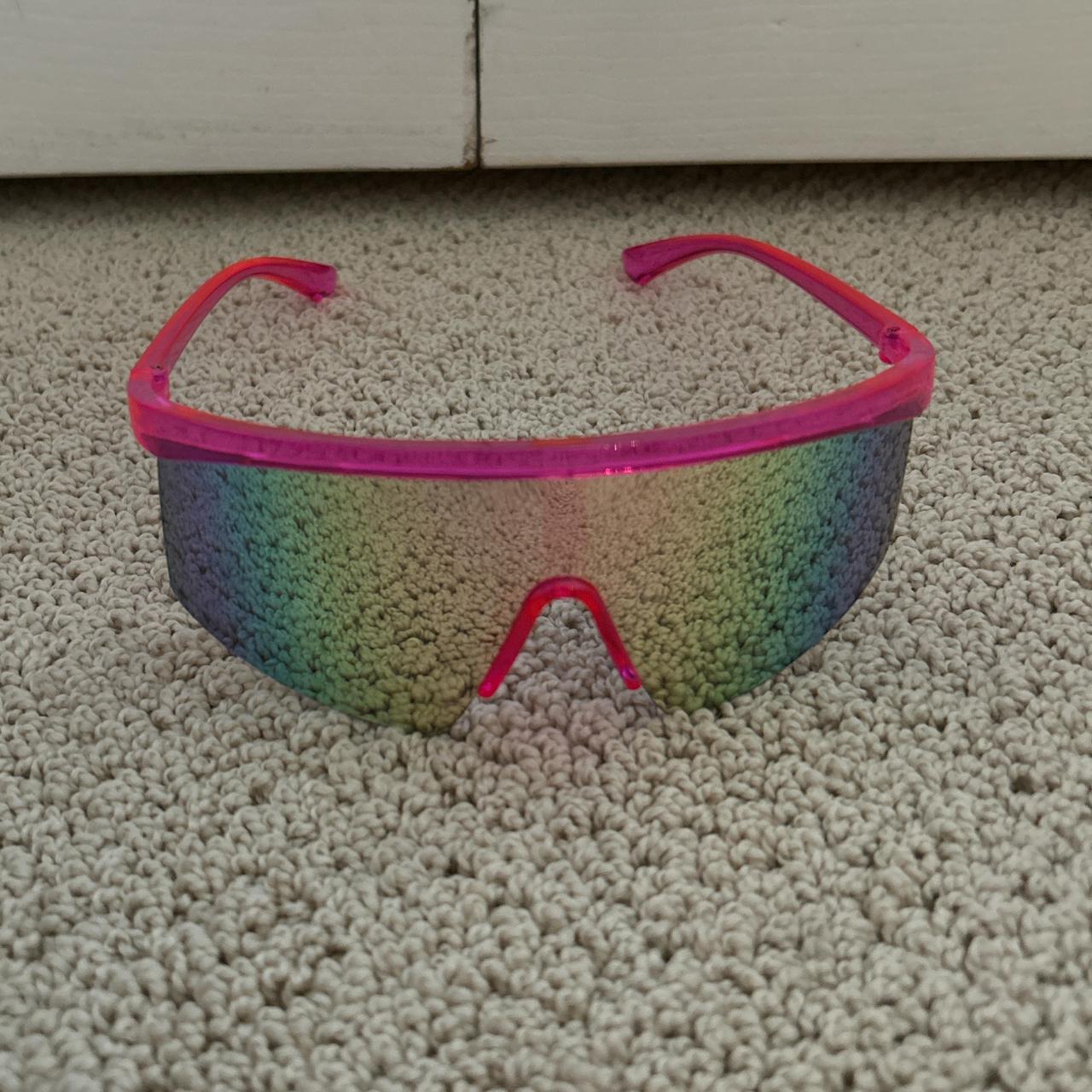 PINK PIT VIPER DUPES #pitvipers #pink #sunglasses... - Depop