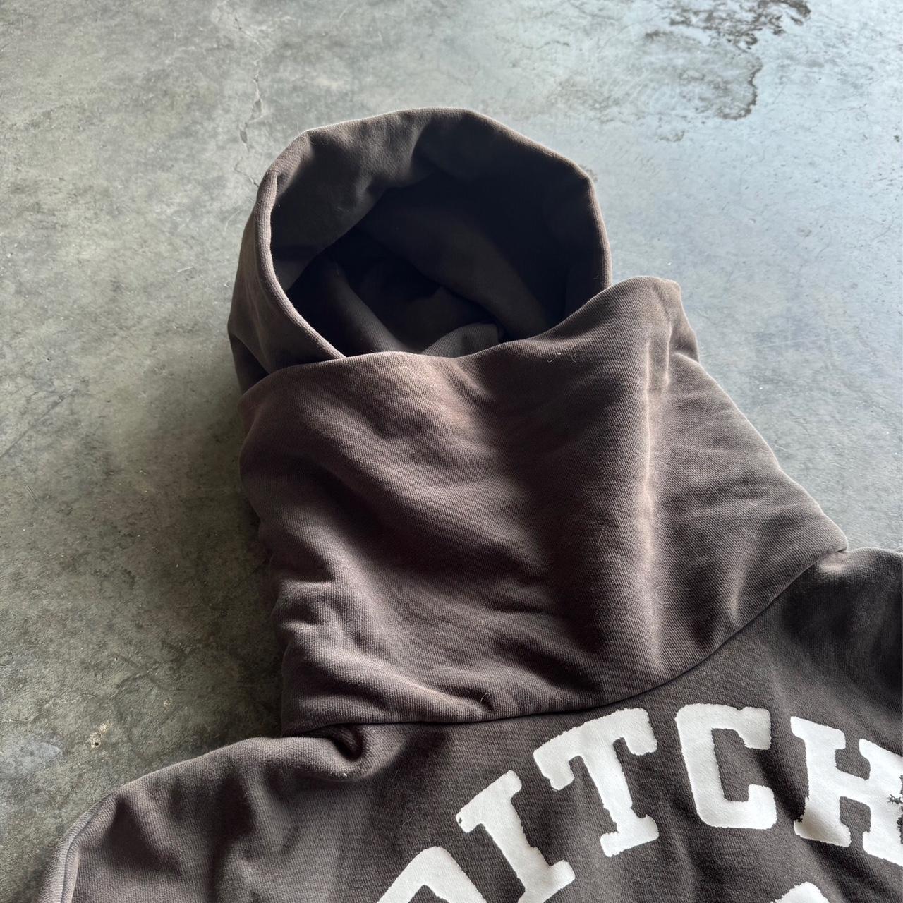 Brown/green Ditch.la XL masked hoodie Barely worn... - Depop