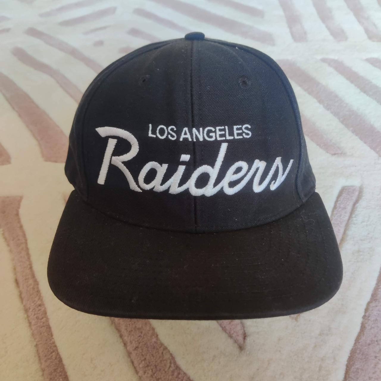 Los Angeles Raiders Script Font NWA VTG Snapback Hat... - Depop