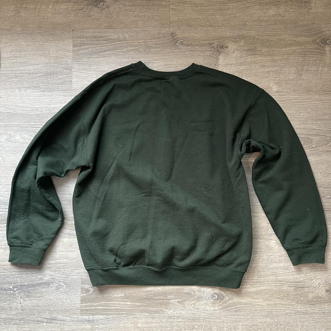 Vintage Green and yellow CSU Rams crewneck... | Depop