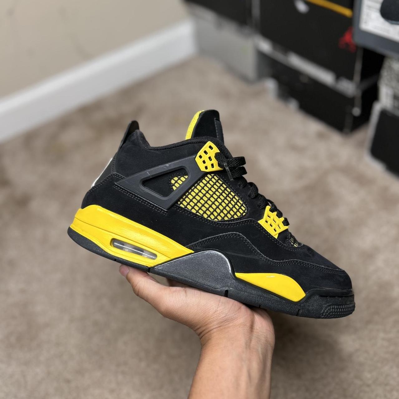 Jordan 4 Yellow Thunder | Depop