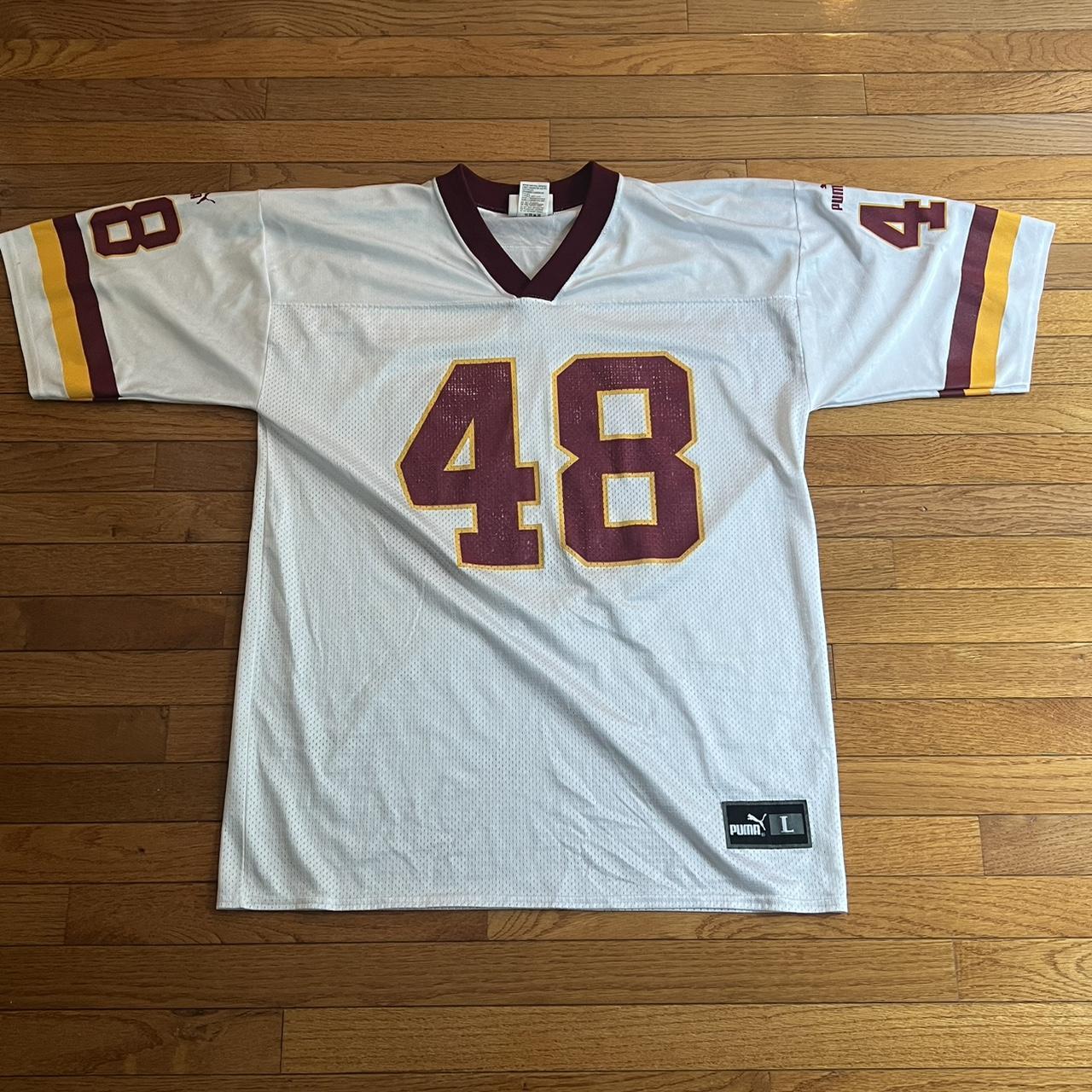 Vintage puma Washington football jersey size large... | Depop