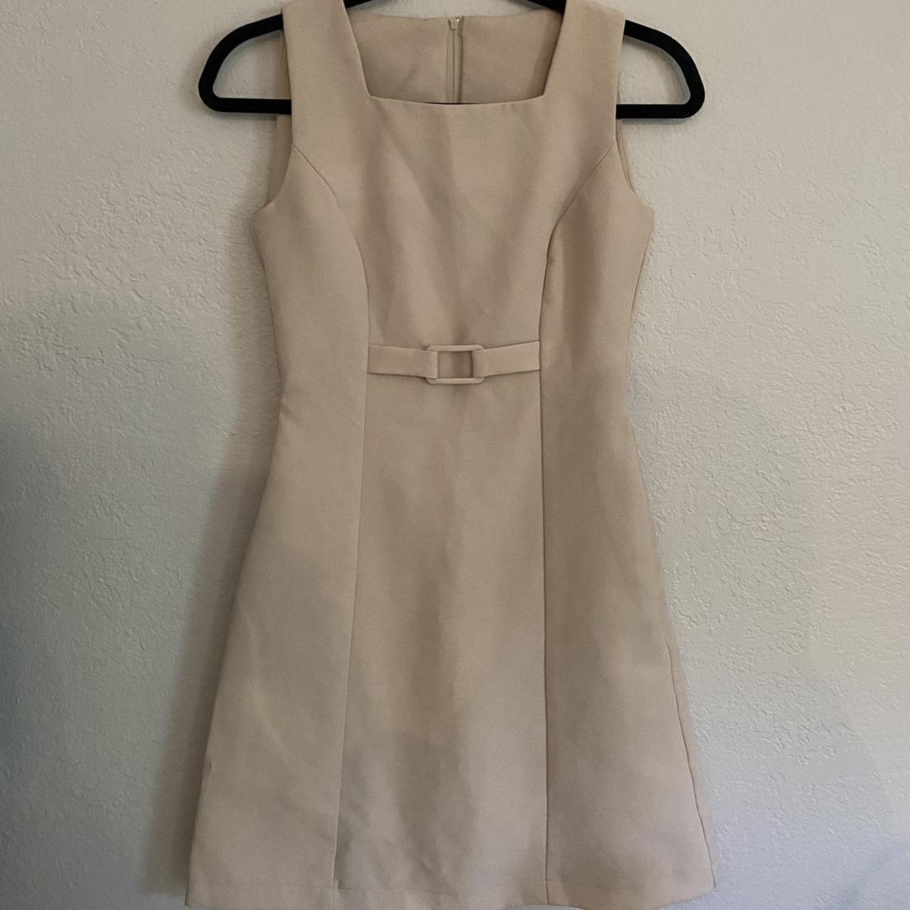 hennes collection mini buckle dress - vintage -... - Depop