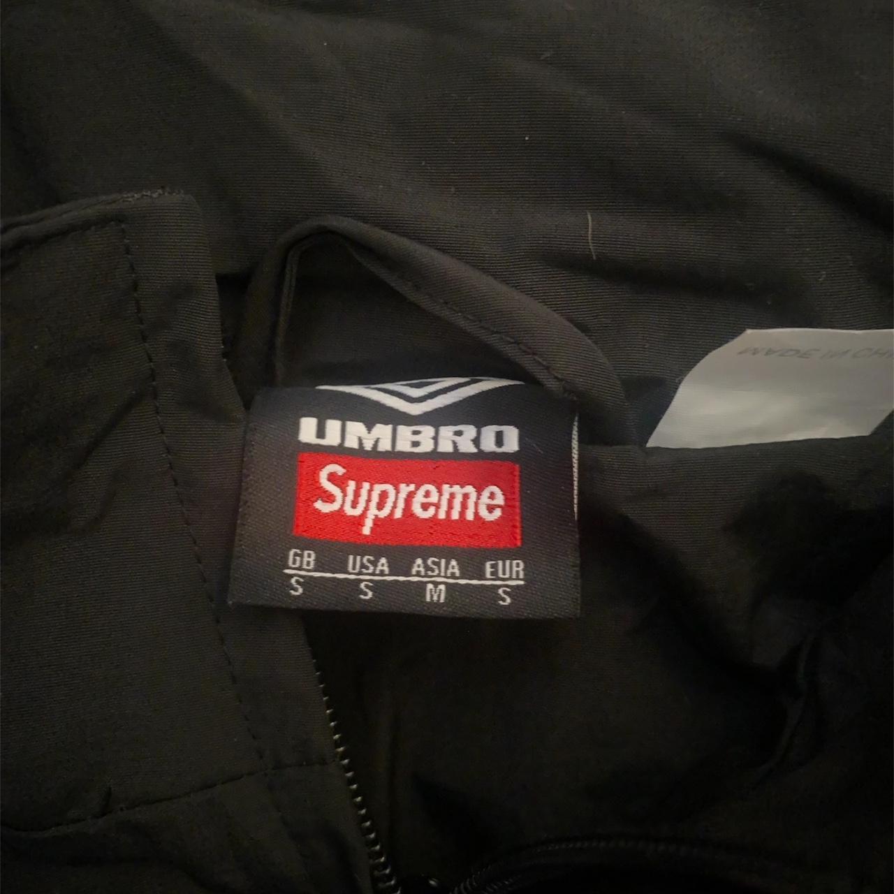 Supreme x Umbro Track Jacket ‘Black’ #supreme... - Depop