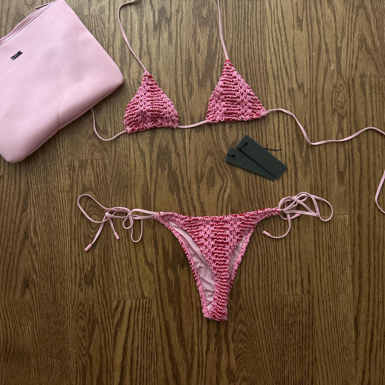 Triangl Women's Pink Bikinis-and-tankini-sets Brand... - Depop