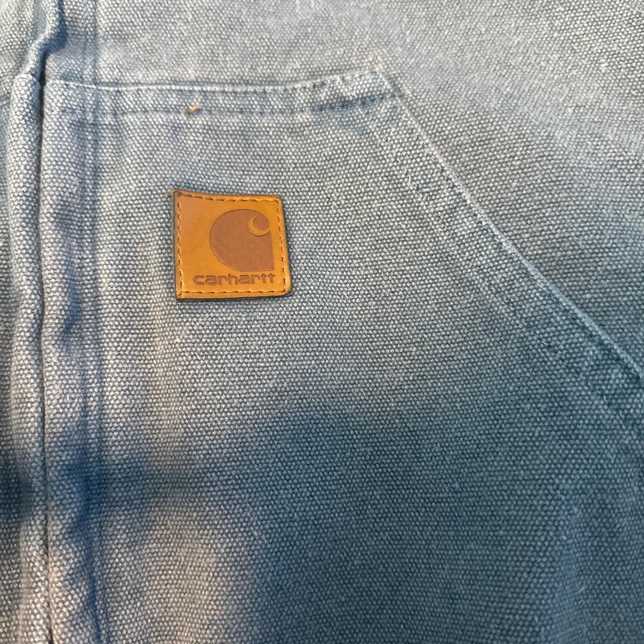 Light Blue Carhartt Work Jacket New Men’s... - Depop