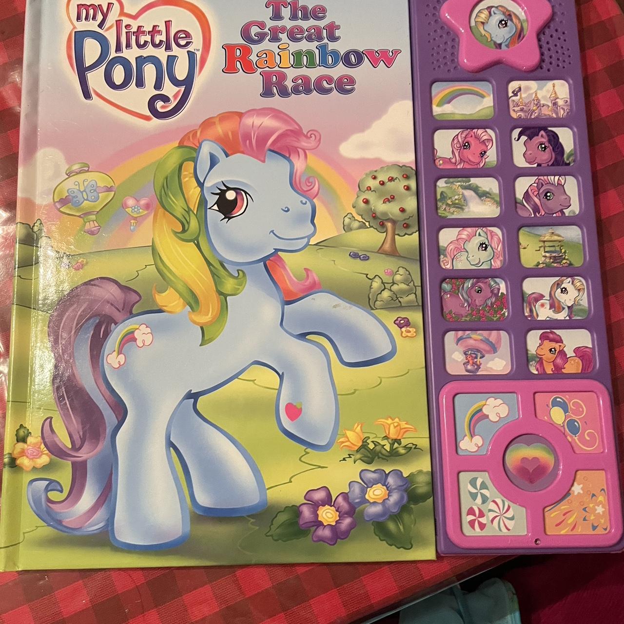 Vintage 2003 My Little Pony: The Great Rainbow Race... - Depop