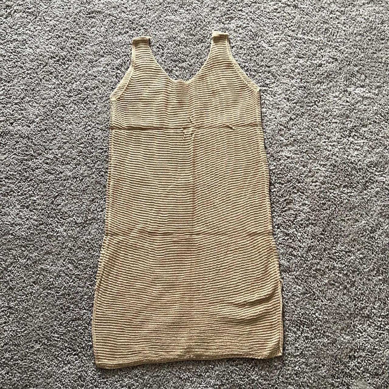 Beach tank cover up New never worn OS up to size... - Depop