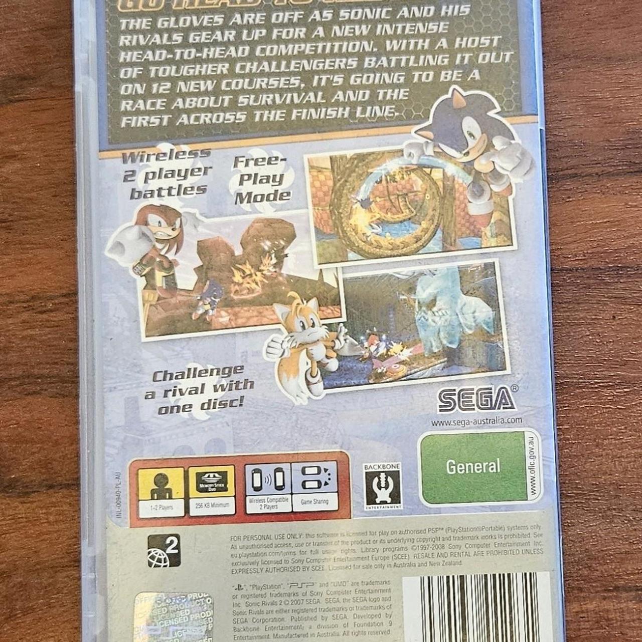 Sonic Rivals 2 (Sony PSP, 2007) game... | Depop