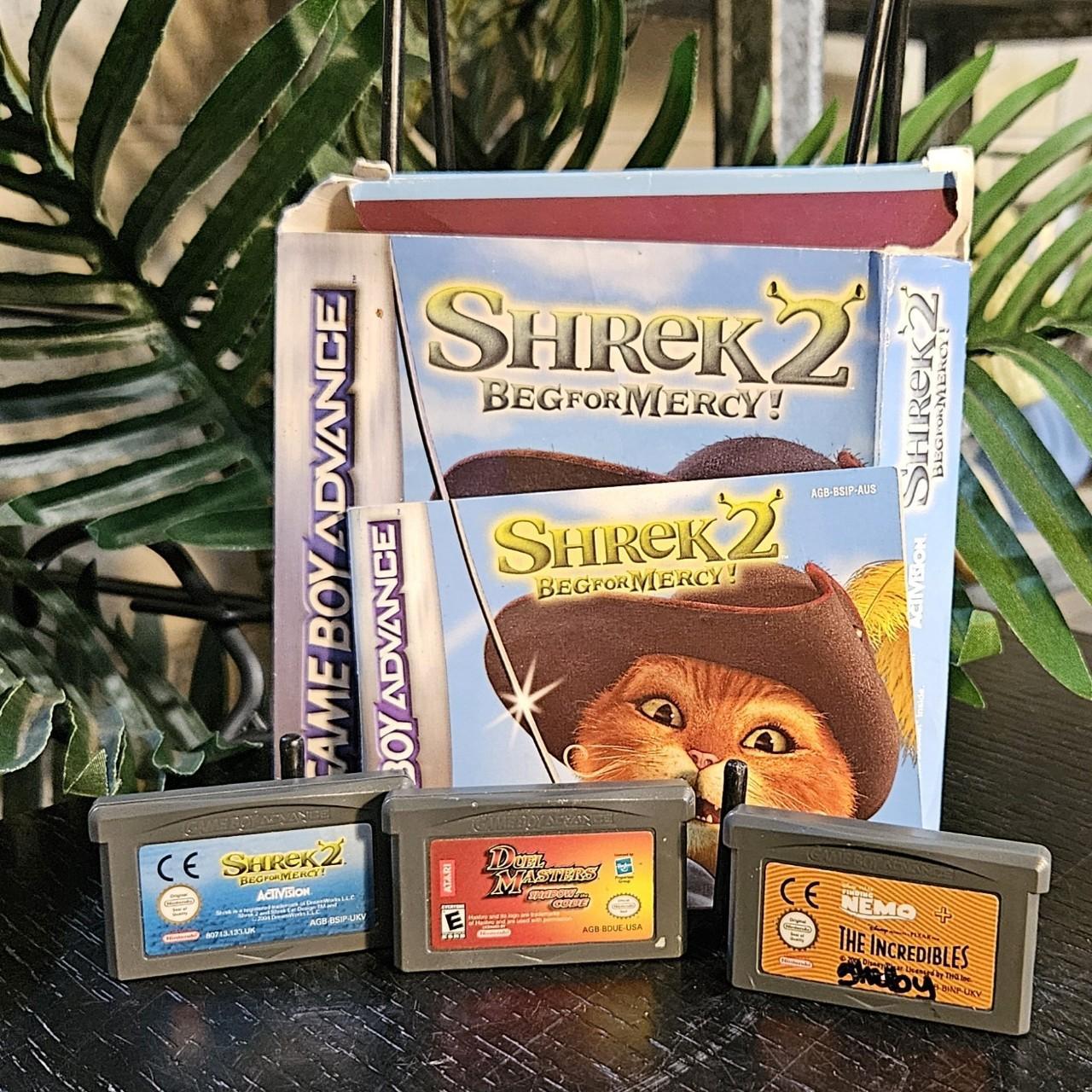 Shrek 2 Gameboy advance game cartridge nemo daul... | Depop