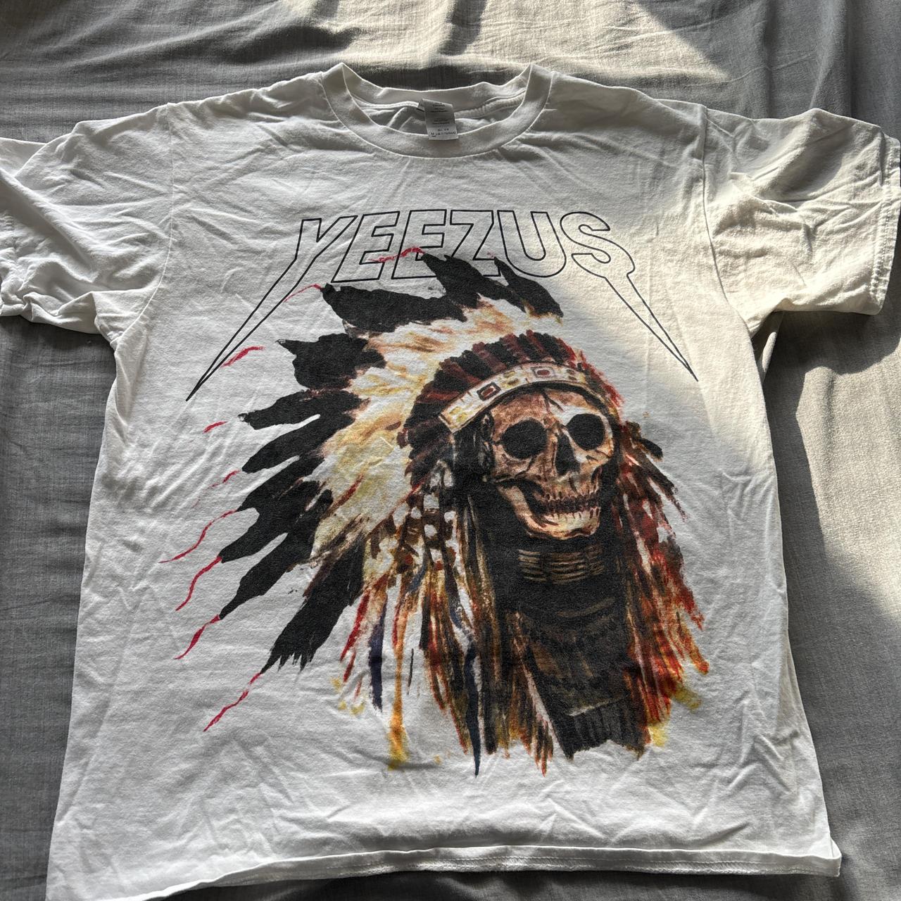 White Kanye West (Yeezus) Concert Tee #concert | Depop