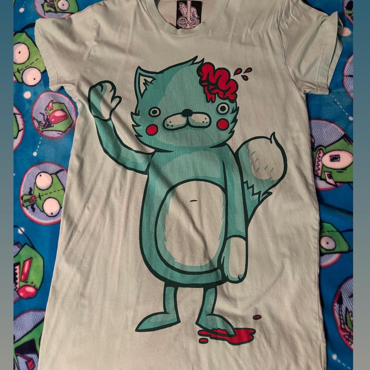 medium Drop Dead shirt, very very very... - Depop