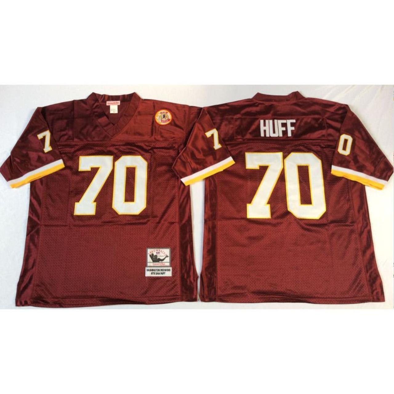 Washington Redskins Sam Huff Red Jersey - Depop