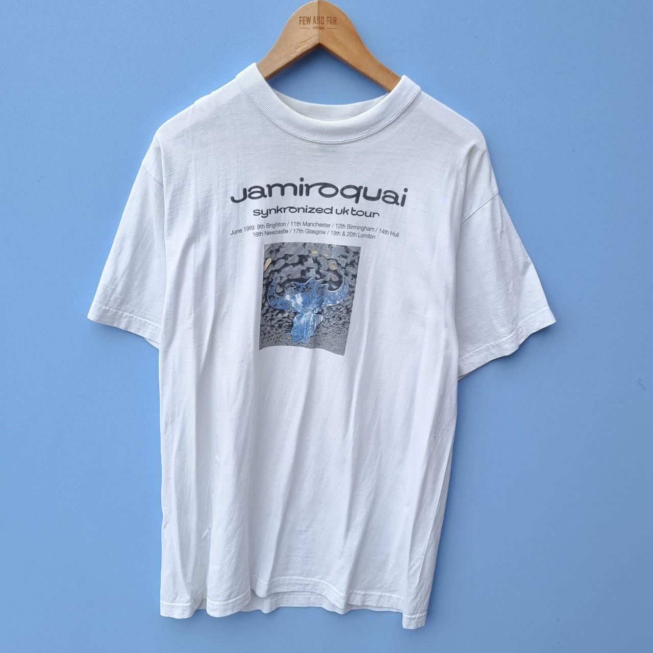 Rare Vintage 1999 Jamiroquai Band Tour T Shirt Levi... - Depop