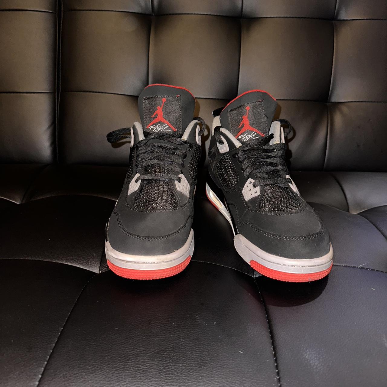 Jordan bread 4 great condition size 9.5 - Depop