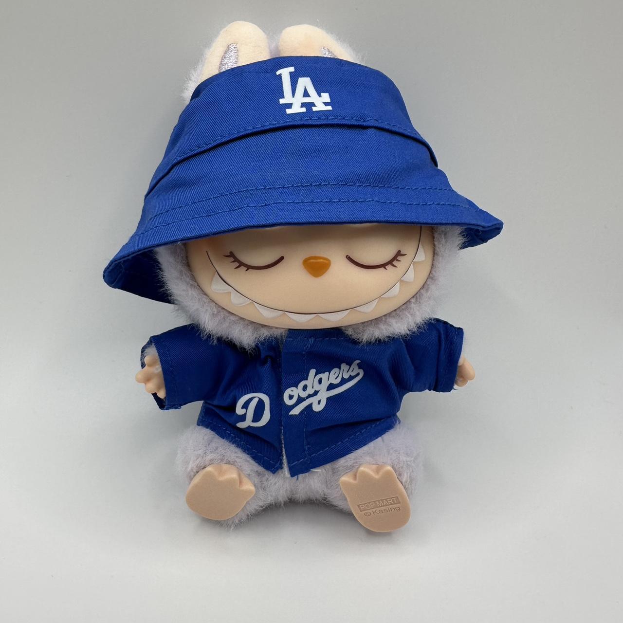 Labubu dodgers outfit Includes shirt and bucket... | Depop